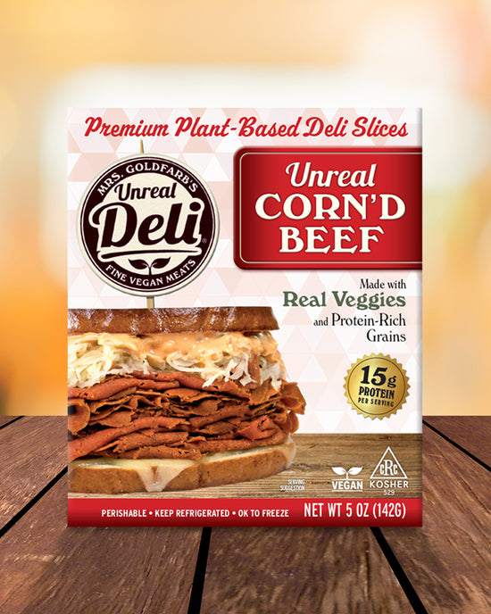 Unreal Deli, Home of the World's First Plant-Based, Vegan Corned Beef